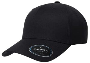 flexfit womens nu cap hat, black, large-x-large us