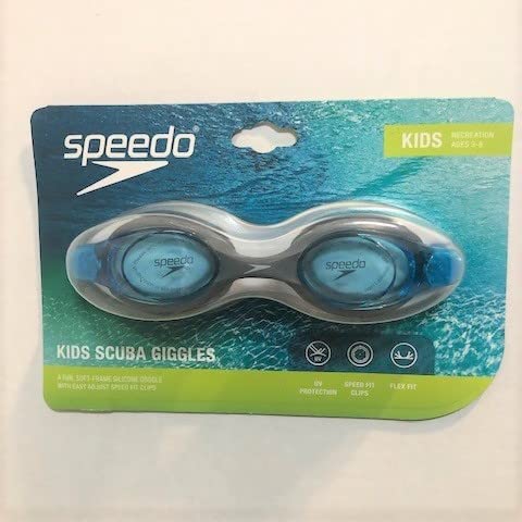 Speedo Kids Scuba Giggles Goggle - Grey / Celeste