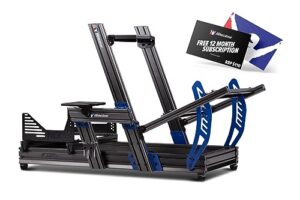 next level racing f-gt elite formula and gt aluminum profile simulator cockpit iracing edition (nlr-e012) - pc