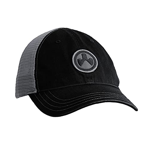 Magpul Standard Trucker Hat Snap Back Baseball Cap, One Size Fits Most, Garment Washed Black/Charcoal