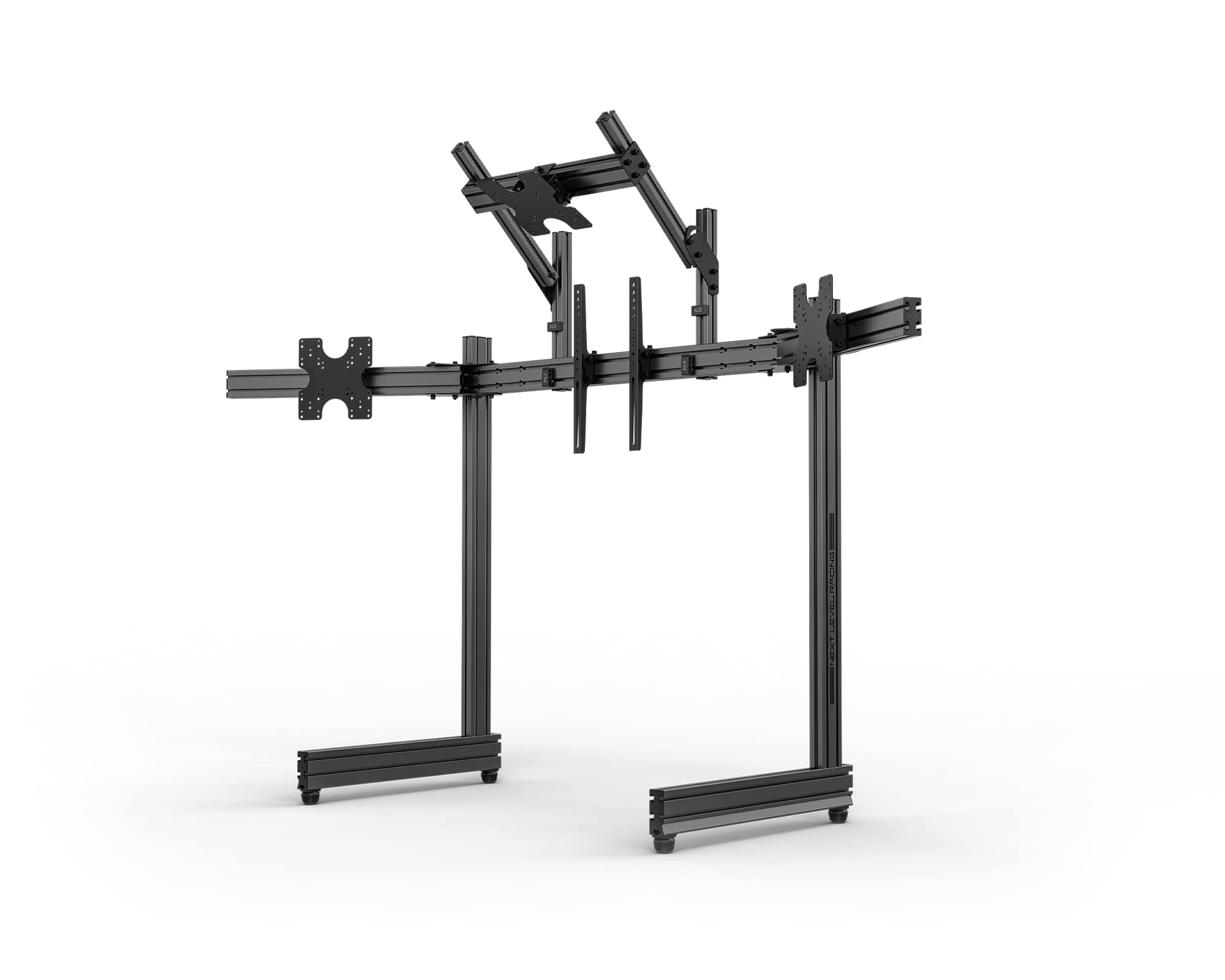 Next Level Racing Elite Freestanding Quad Monitor Stand Carbon Grey (NLR-E008) - PC