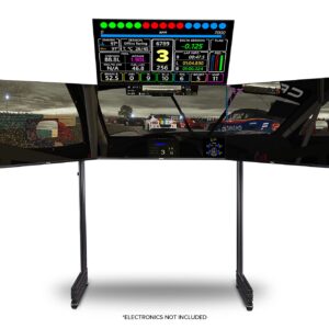 Next Level Racing Elite Freestanding Quad Monitor Stand Carbon Grey (NLR-E008) - PC