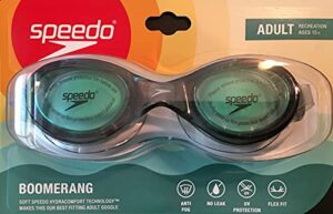 speedo adult boomerang goggles - monument jade