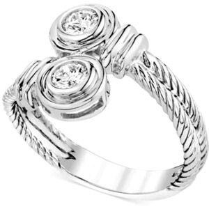 Jude Jewelers Stainless Steel Braided Knot Wedding Engagement Promise Statement Ring (Silver, 10)