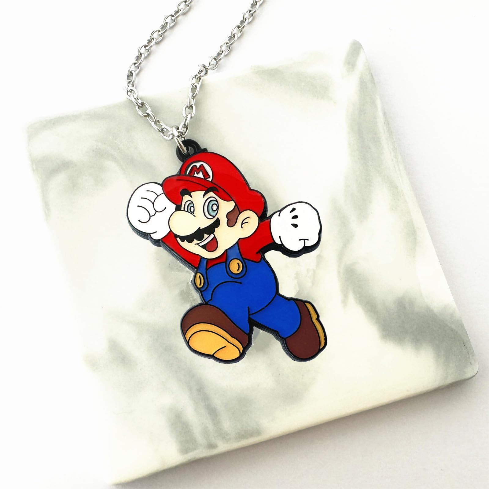 Twin Six Anime Cartoon Necklace Environmental Zinc Alloy Pendants, Gifts for Women, Men