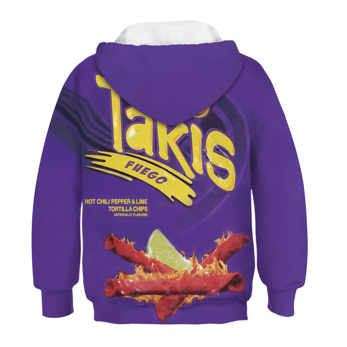 jiazery QZ Boys and Girls 3D Print Hoodie Sweatershirt with Pocket for 5-14 Years (Takis-M)