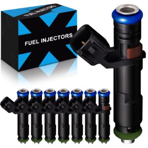 yzhidianf fj817 fuel injectors fits for:-ford 2005 2006 2007 f150 f250 f350 expedition super duty 5.4, for:-lincoln mark lt navigator 5.4l, 5c3z9f593da 8s4z9f593a 5c3z-dc ​(8 pcs)