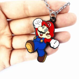 Twin Six Anime Cartoon Necklace Environmental Zinc Alloy Pendants, Gifts for Women, Men