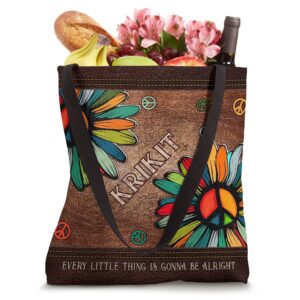 Hippie Soul Personalized Leather Pattern Print Tote Bag Tote Bag