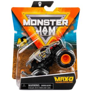 monster jam, official max d monster truck, die-cast vehicle, legacy trucks series, 1:64 scale