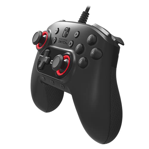 HORI Nintendo Switch HORIPAD Plus+ Wired Controller for first person shooters, battle royales and more - Officially Licensed by Nintendo