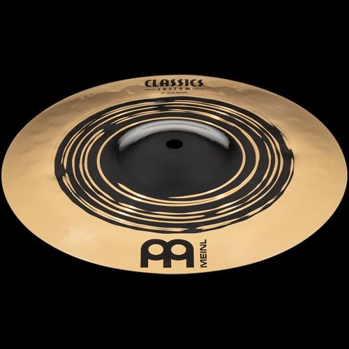 Meinl Cymbals Classics Custom Dual 10" Splash Cymbal for Drum Set, Dark/Brilliant — Made in Germany — B12 Bronze, 2-Year Warranty, (CC10DUS)