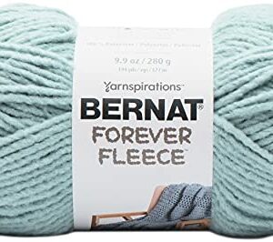 Bernat Forever Fleece Yarn, 1 Pack, Dark Eucalyptus