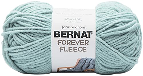 Bernat Forever Fleece Yarn, 1 Pack, Dark Eucalyptus