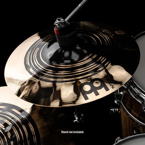 Meinl Cymbals Classics Custom Dual 10" Splash Cymbal for Drum Set, Dark/Brilliant — Made in Germany — B12 Bronze, 2-Year Warranty, (CC10DUS)