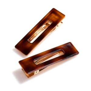 bellefixe premium hair clip (2 pack) (tortoise)