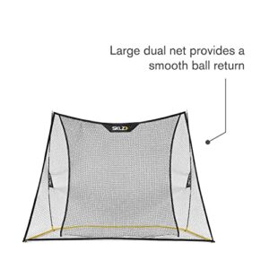 SKLZ Home Range Golf Net for Backyard Practice with Dual Net for Smooth Ball Return and Carry Bag