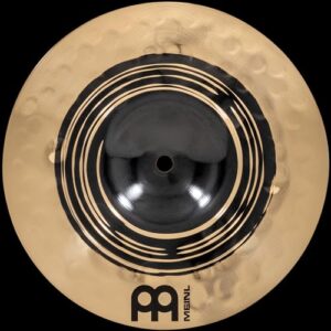 Meinl Cymbals Classics Custom Dual 10" Splash Cymbal for Drum Set, Dark/Brilliant — Made in Germany — B12 Bronze, 2-Year Warranty, (CC10DUS)