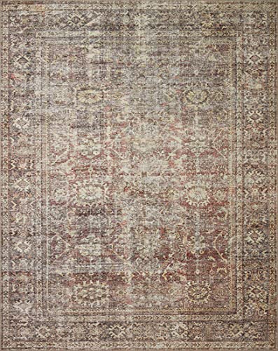 Loloi Amber Lewis x Georgie Bordeaux/Antique 10'-0" x 14'-0" Area Rug