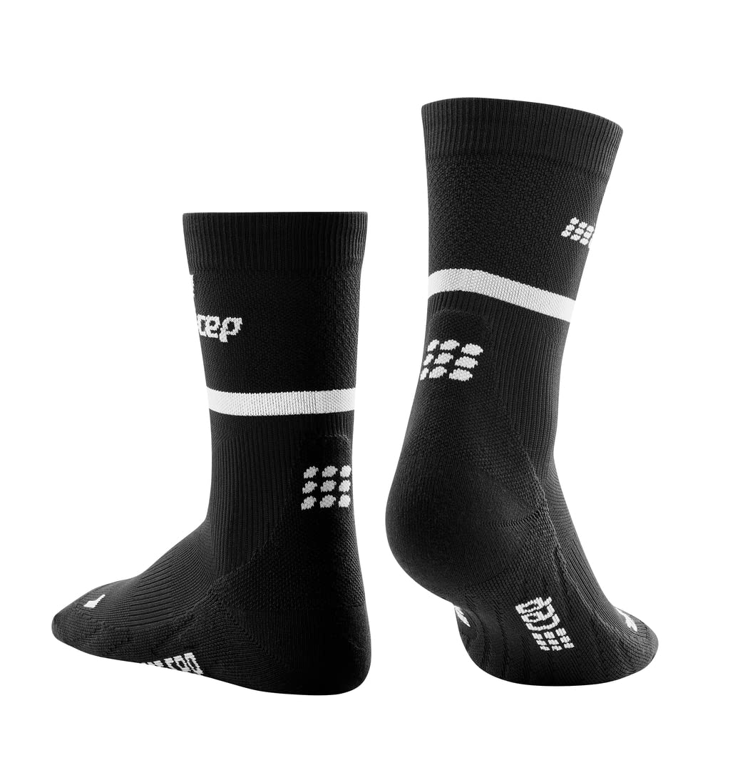 The Run Socks Mid Cut 4.0, Black, Men, III