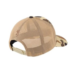 Browning unisex adult Trucker Browning 308311121 Cap Cupped Up Mesh Vtan, Vintage Tan, One Size US