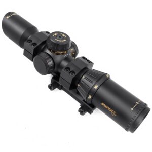 sniper nd1.5-5x33cb crossbow scope 300~450 fps, 20-100 yards, r/g/b illuminated rifle scope