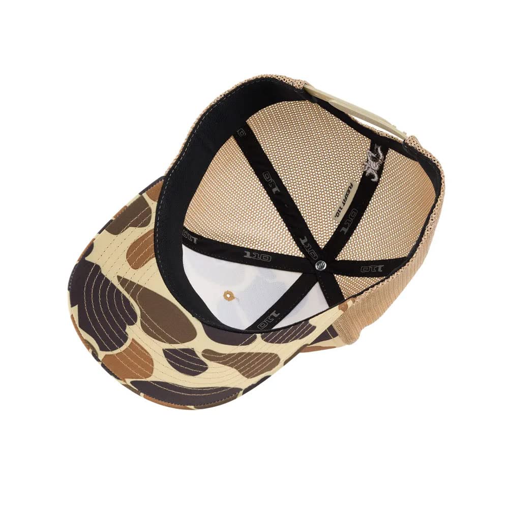 Browning unisex adult Trucker Browning 308311121 Cap Cupped Up Mesh Vtan, Vintage Tan, One Size US