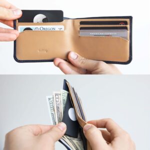 TagVault™ AirTag Wallet Holder - The Thinnest AirTag Wallet Card Insert | Flexible, Stays Hidden, Patent Pending | Elevation Lab