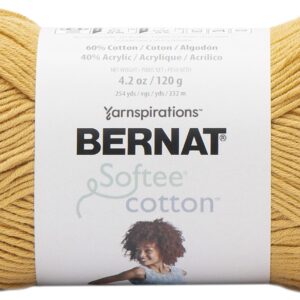 Bernat Softee Cotton Yarn, Golden