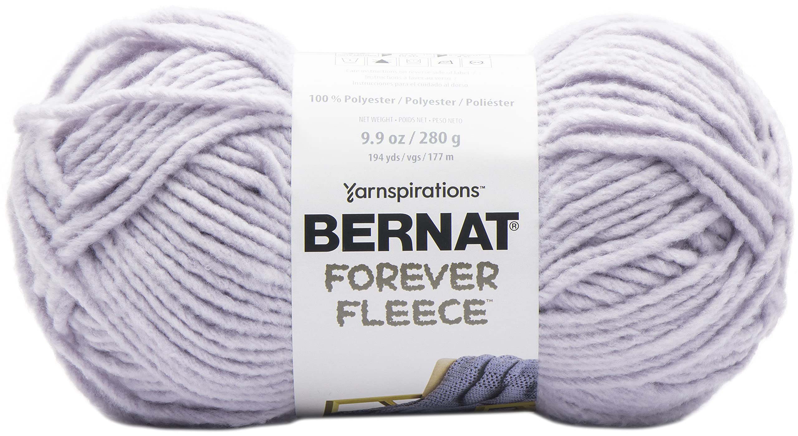 Bernat Forever Fleece Yarn, 1 Pack, Lavender