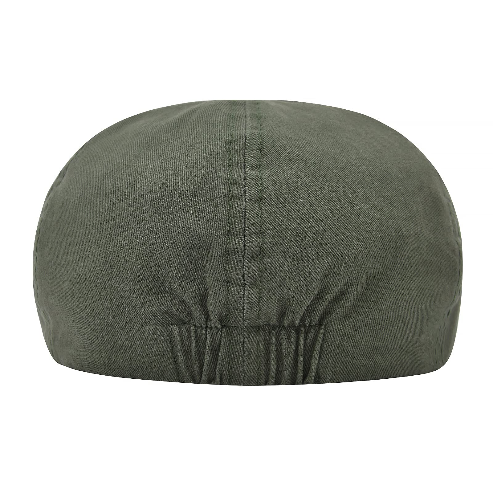 VOBOOM Cotton Flat Cap Cabbie Hat Gatsby Ivy Cap Irish Hunting Hat Newsboy (Army Green)