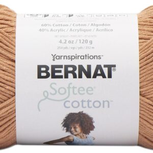 Bernat Softee Cotton Yarn, Sandstone