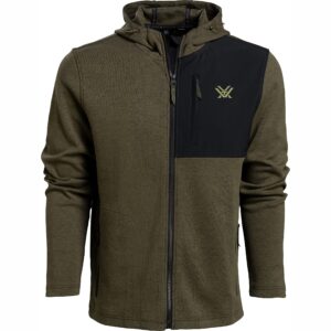 vortex optics horizon seeker hoodies (forest heather, large)