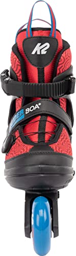 K2 Skate Raider Boa,Red_Blue,4-8