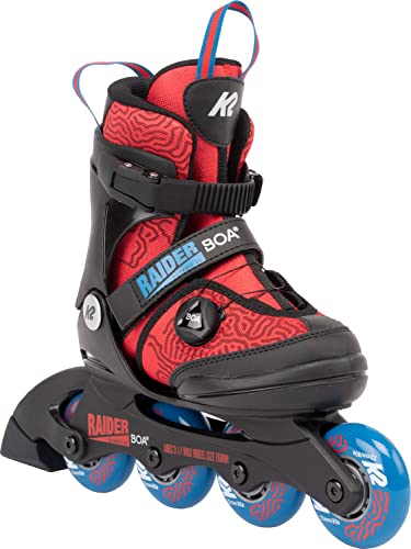 K2 Skate Raider Boa,Red_Blue,4-8