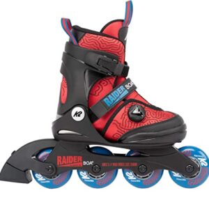 K2 Skate Raider Boa,Red_Blue,4-8