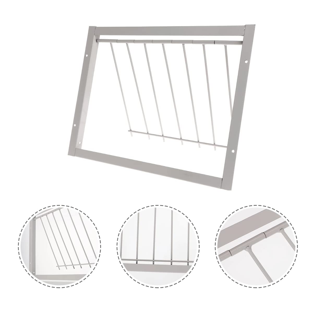 Cunguv Pigeon Trap Doors Pigeon Loft Door Pigeon One Way Entrance Door Iron T Bars Frame Window Bird Cage Door(12 * 10 inch)