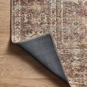 Loloi Amber Lewis x Georgie Bordeaux/Antique 5'-0" x 7'-6" Area Rug