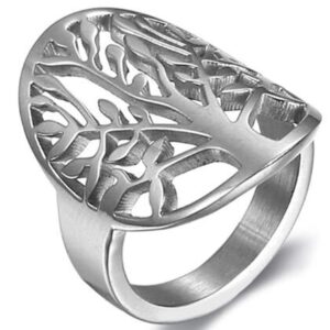 jude jewelers stainless steel tree of life ring statement promise anniversary cocktail party (13)