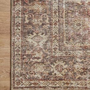 Loloi Amber Lewis x Georgie Bordeaux/Antique 5'-0" x 7'-6" Area Rug