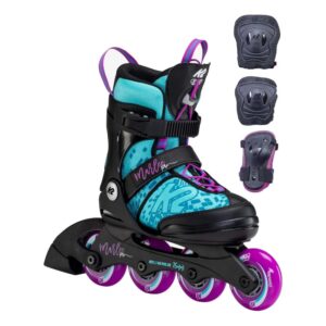 k2 skate marlee pro pack lt blue purple 4-8