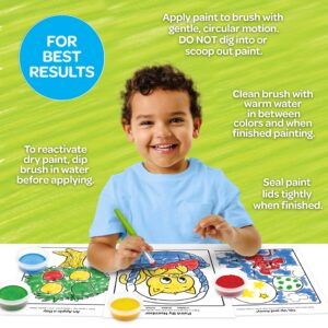 Crayola Spill Proof Paint Set, Washable Paint for Kids, Ages 3, 4, 5, 6