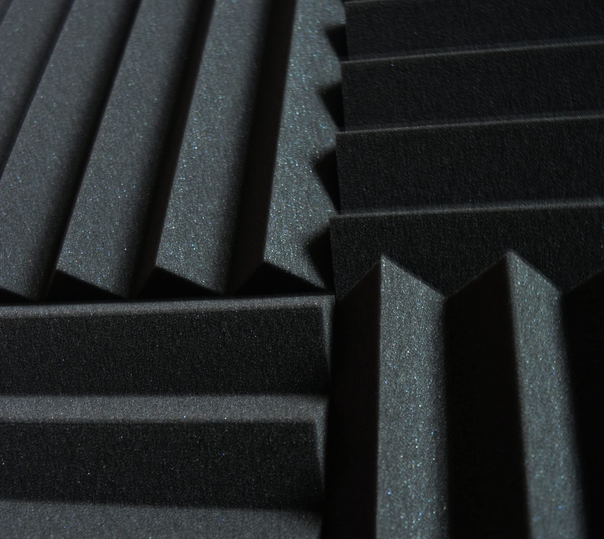 96 Acoustic Foam Panel Wedge Studio Soundproofing Wall Tiles 12" X 12" X 2"