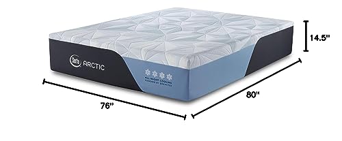 Serta Arctic Premier- 14.5" King Firm Mattress, USA Built, 100-Night Trial, CertiPUR-US Certified