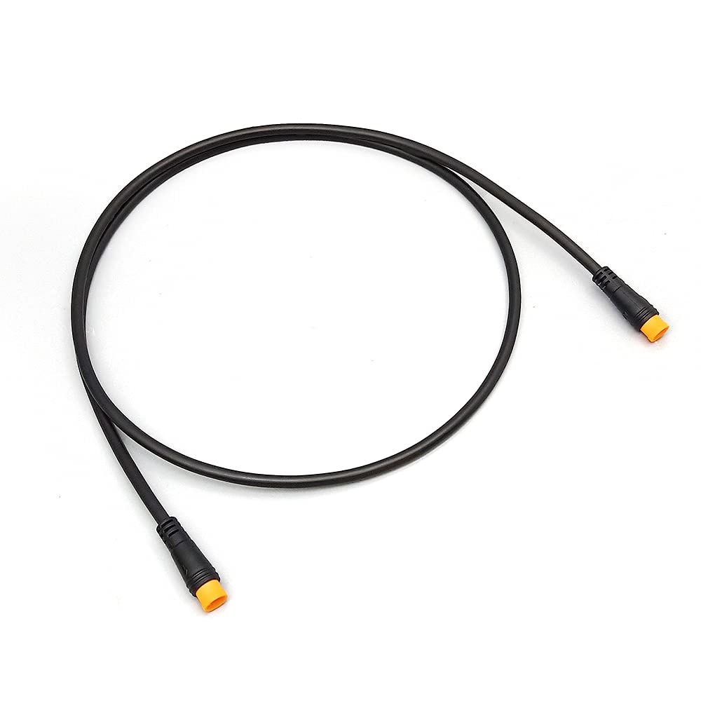 Extension Cable 2Pin/3Pin/4Pin/5Pin/6Pin/9Pin Plug Waterproof Connector for Ebike Kit,Display/Ebrake/Throttle/Shift Sensor/Hub Motor/Mid-Motor Signal Extension Cable (3PIN Male-Male)