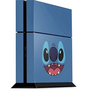 skinit decal gaming skin compatible with ps4 console - officially licensed disney lilo and stitch close design