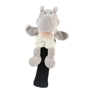 colaxi golf club wood head cover driver fairway wood head cover golf headcovers replacement sleeve protector guard with cute hippo design