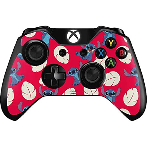 Skinit Decal Gaming Skin Compatible with Xbox One Controller - Officially Licensed Disney Lilo and Stitch Character Pattern Design