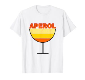 aperol spritz love aperol vintage drink t-shirt