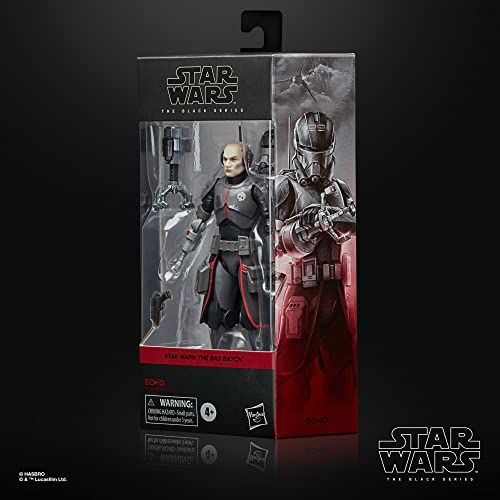 STAR WARS The Black Series Echo Toy 6-Inch-Scale The Bad Batch Collectible Action Figure and Accessory, Toys Kids Ages 4 and Up